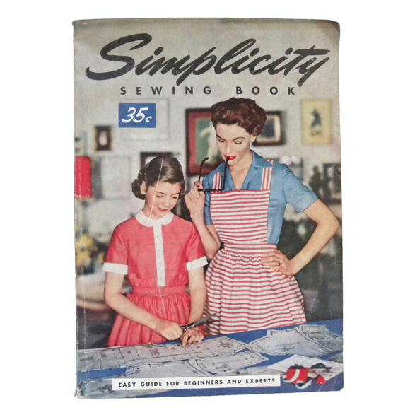 Other | Vintage 1954 Simplicity Sewing Book Easy Guide For Beginners ...
